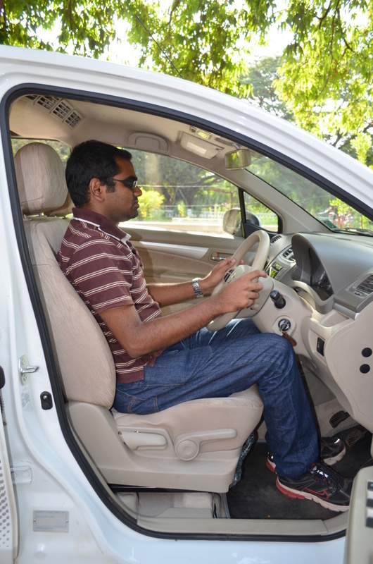 ertiga seating position